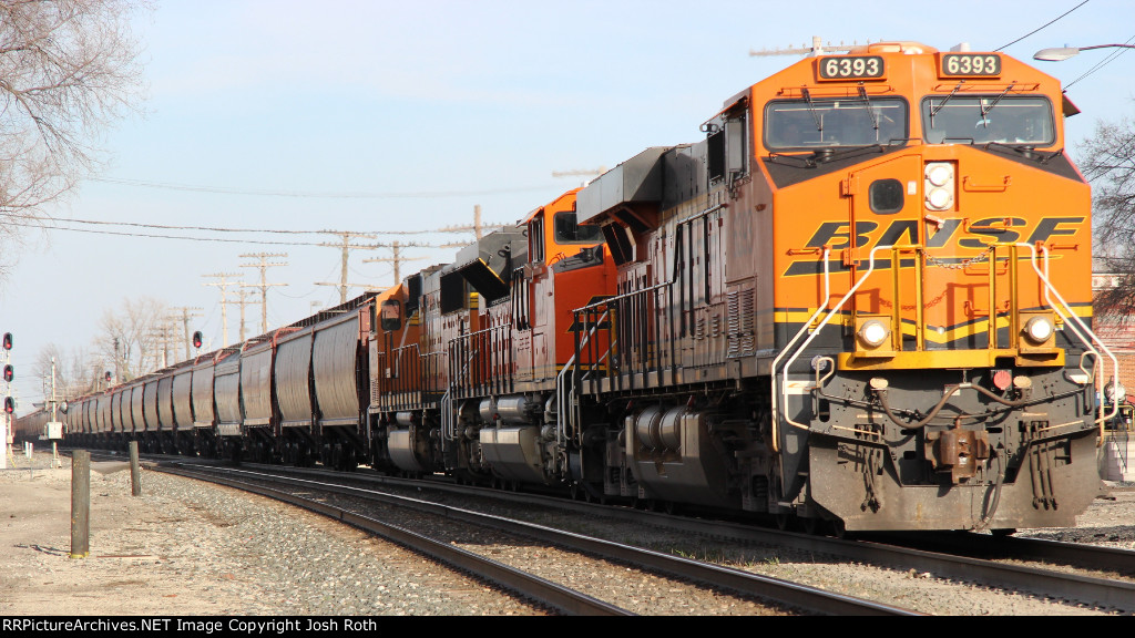 BNSF 6393, BNSF 9128 & BNSF 9921